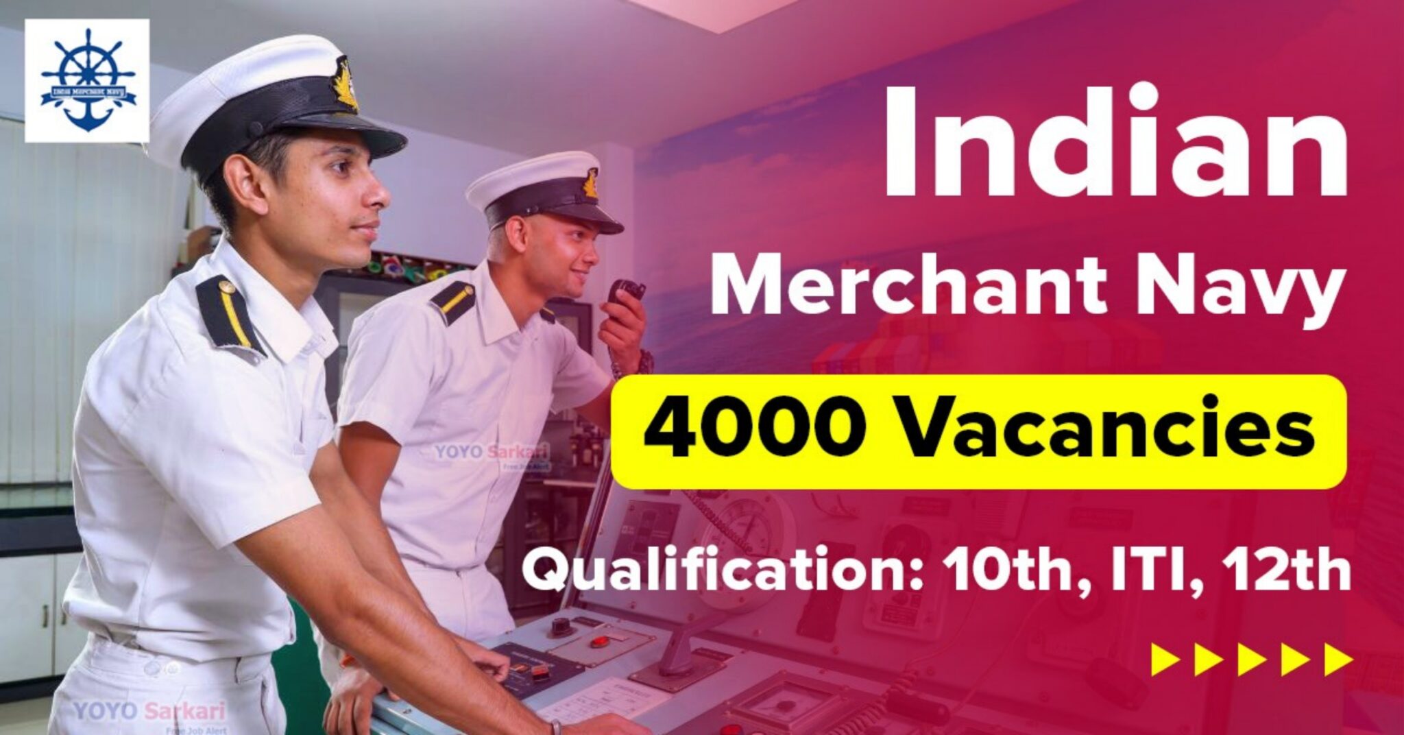 Indian Merchant Navy Recruitment 2024| For 4000 Vacancy | Apply Now ...